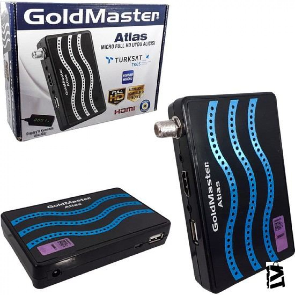 Goldmaster Atlas Mıcro Full Hd Uydu Alıcısı - Elden Taksitle